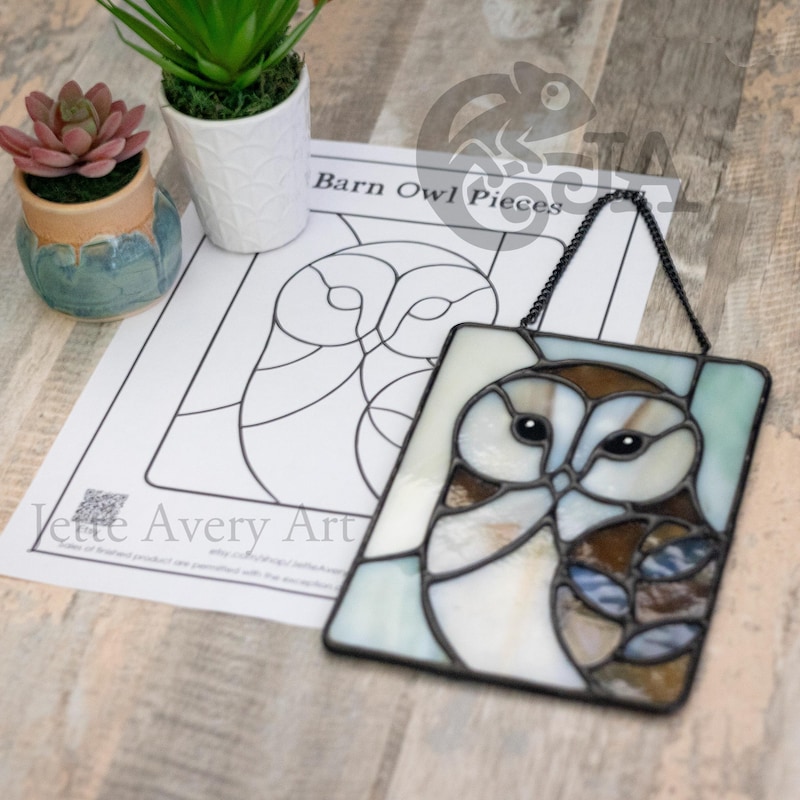 Stained Glass Pattern Barn - Etsy