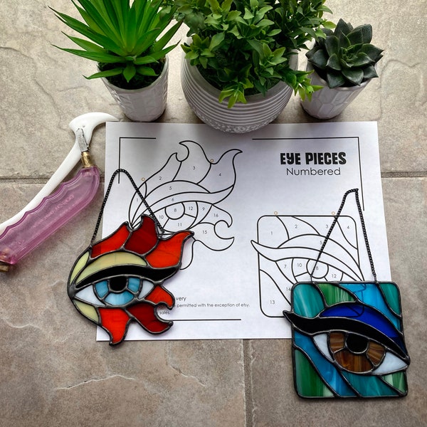 Evil Eye Stained Glass - Etsy Denmark