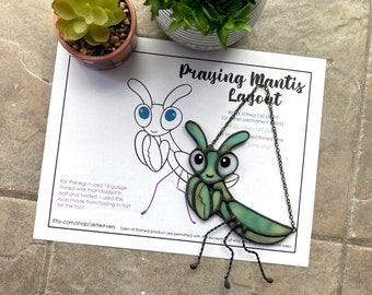 PATTERN: Praying Mantis // Instant PDF Download //DIY // Kid Gift ...