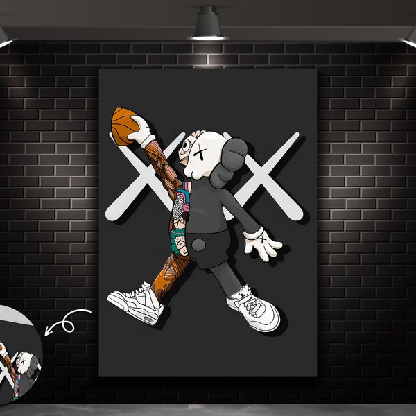 Kaws Bathroom Decor - Etsy