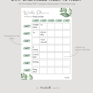 Printable Teacher Bundle Lesson Planning Teacher Plan - Etsy