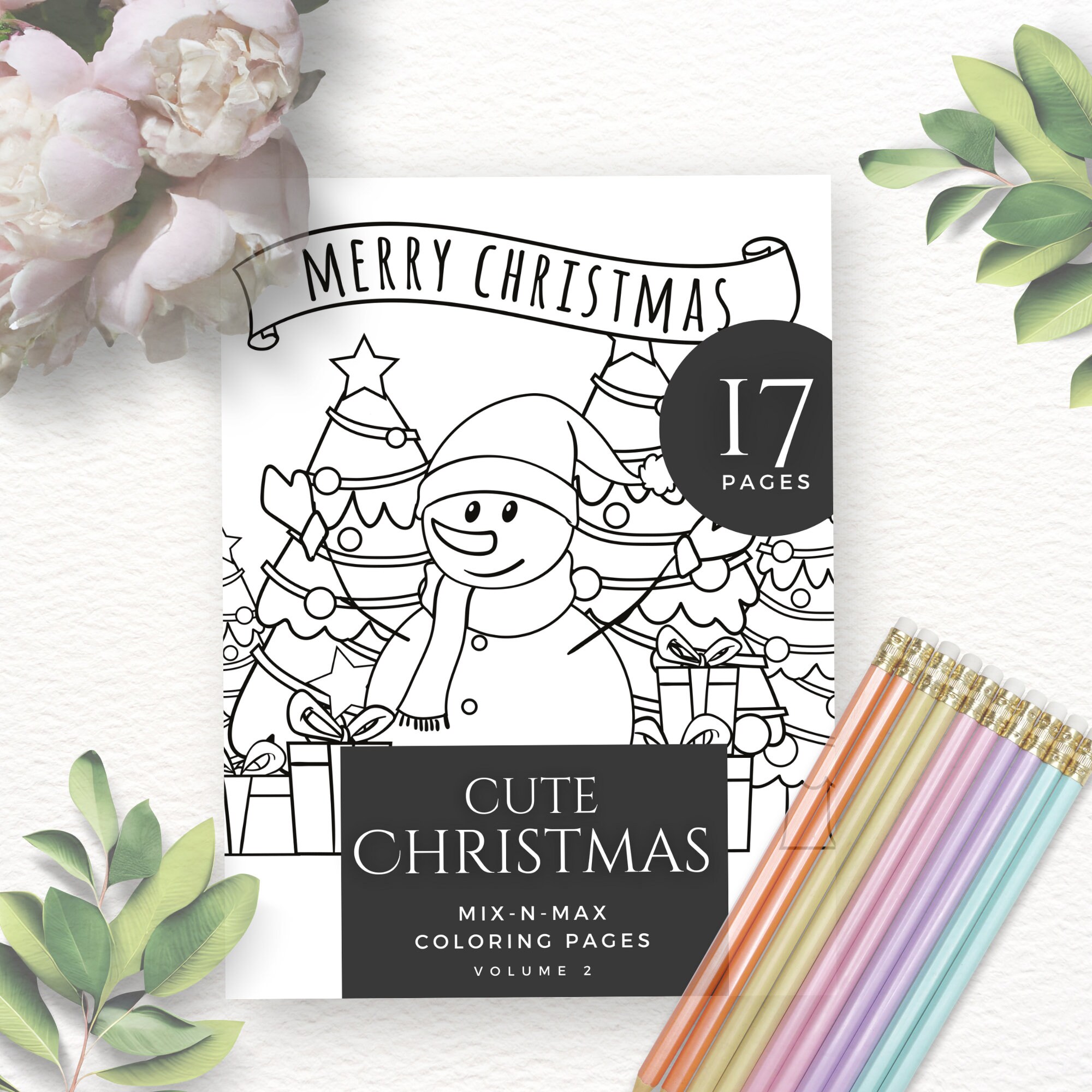 17 Coloring Pages Christmas Coloring Pages Printable - Etsy