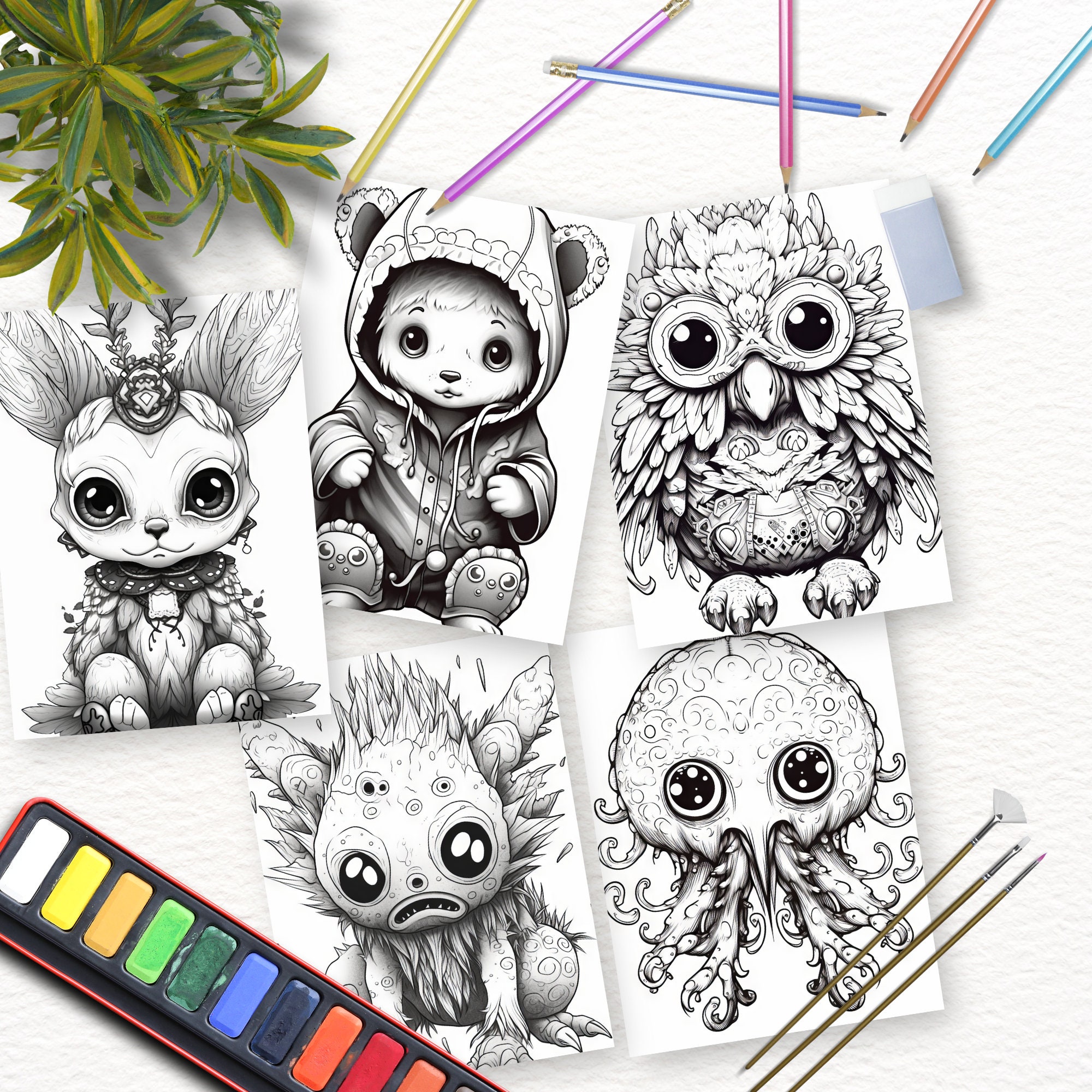 24 Coloring Pages Cute Fantasy Coloring Pages Printable Coloring ...