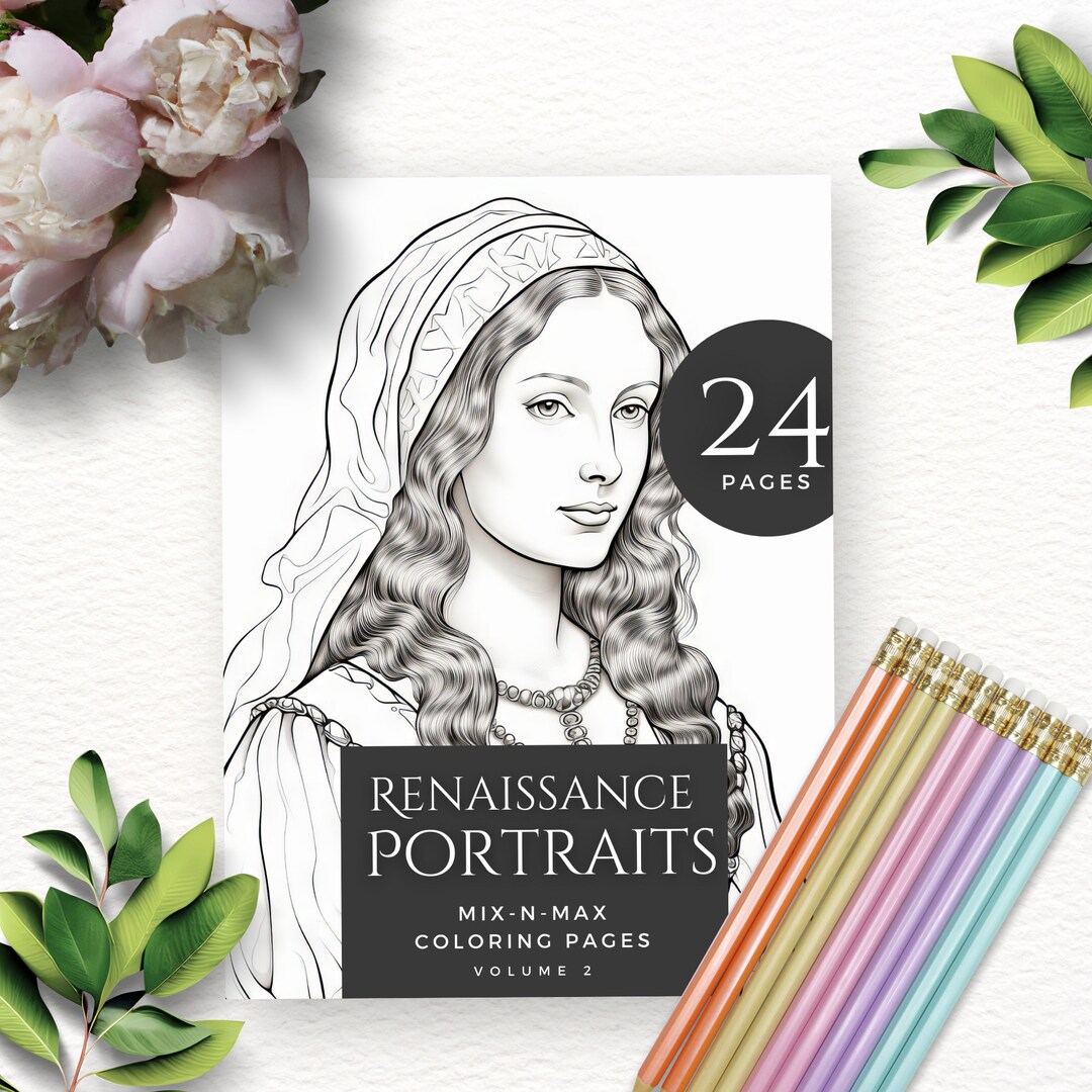 24 Coloring Pages Renaissance Portraits Coloring Pages Printable ...