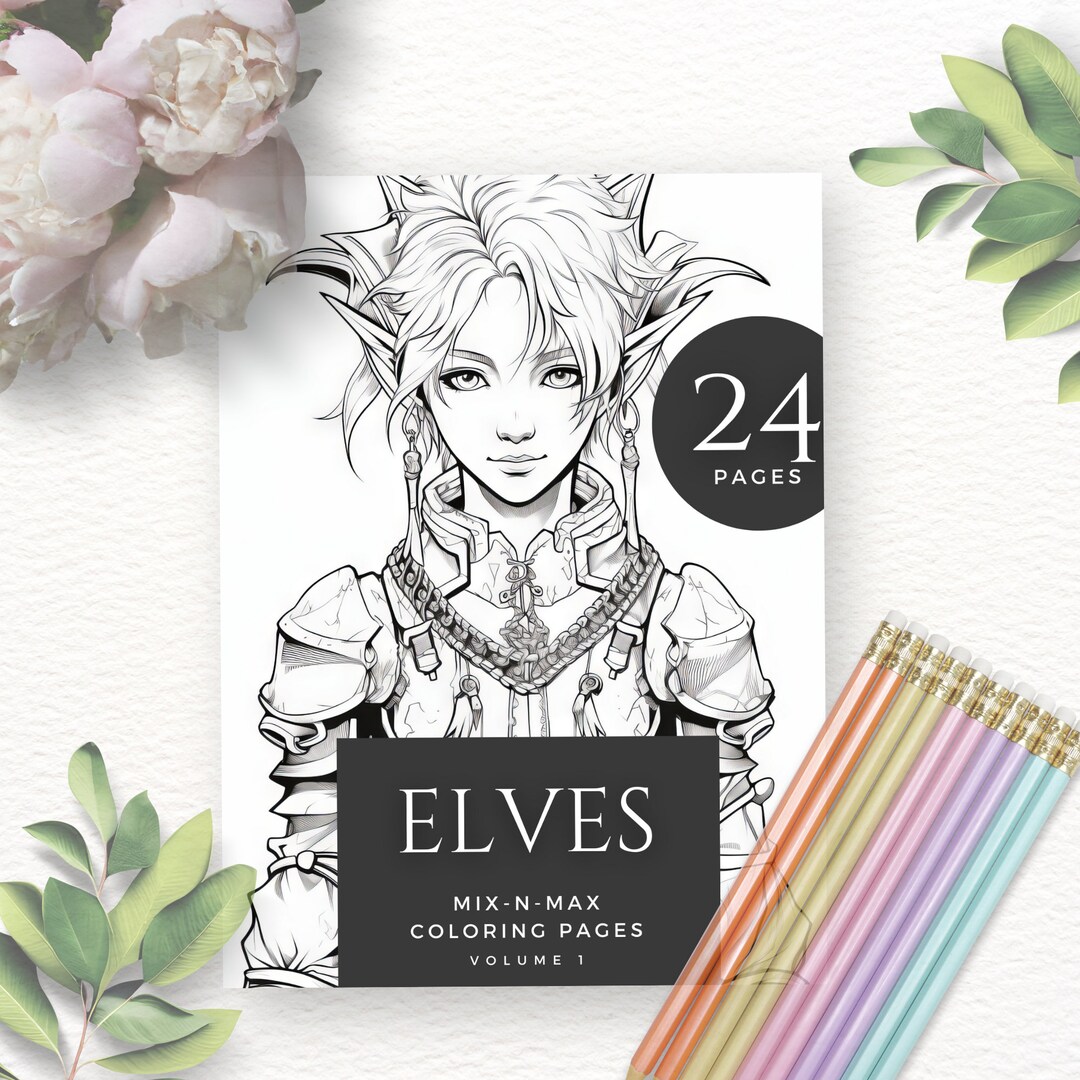 24 Coloring Pages Elves Coloring Pages Printable Coloring Activities ...