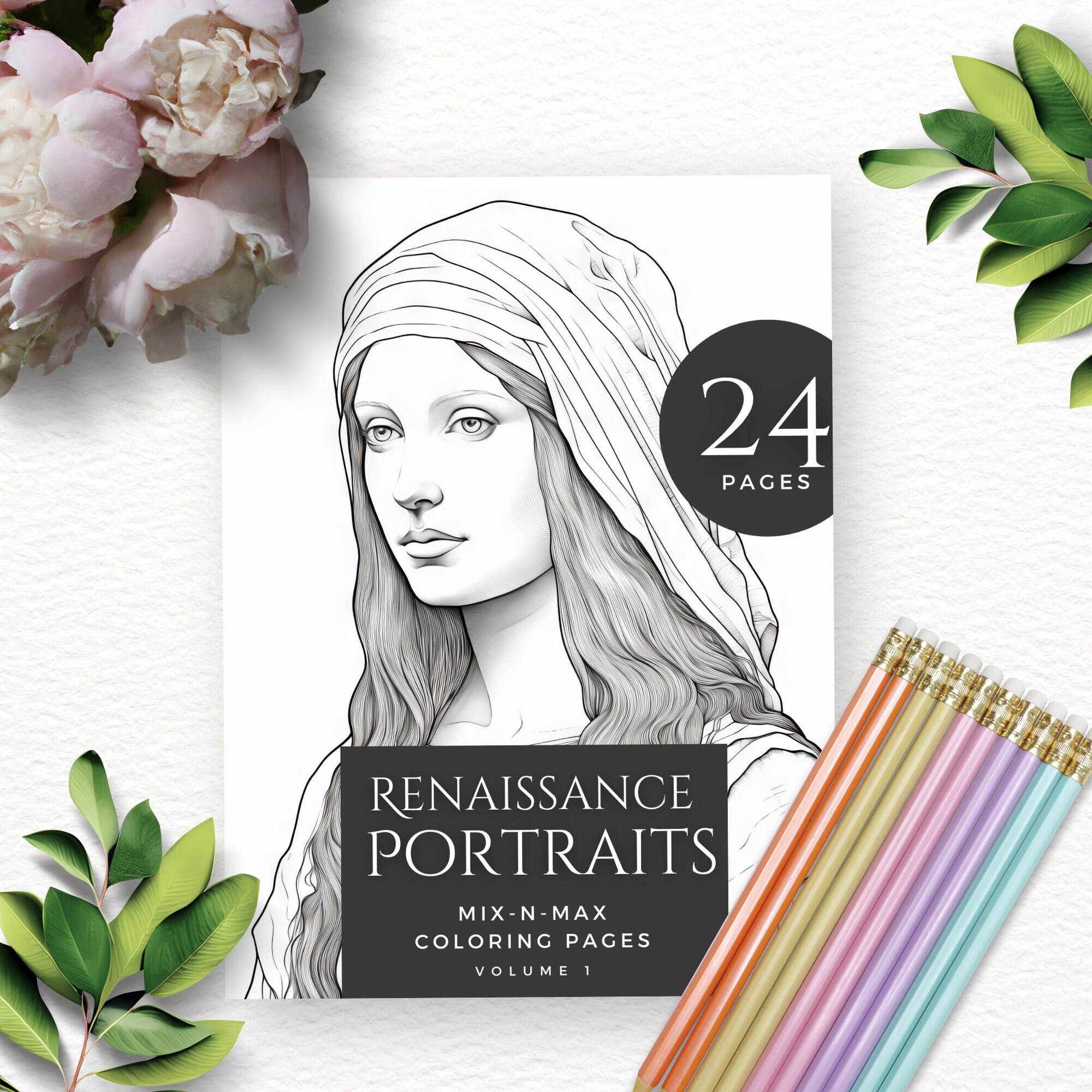 24 Coloring Pages Renaissance Portraits Coloring Pages Printable ...