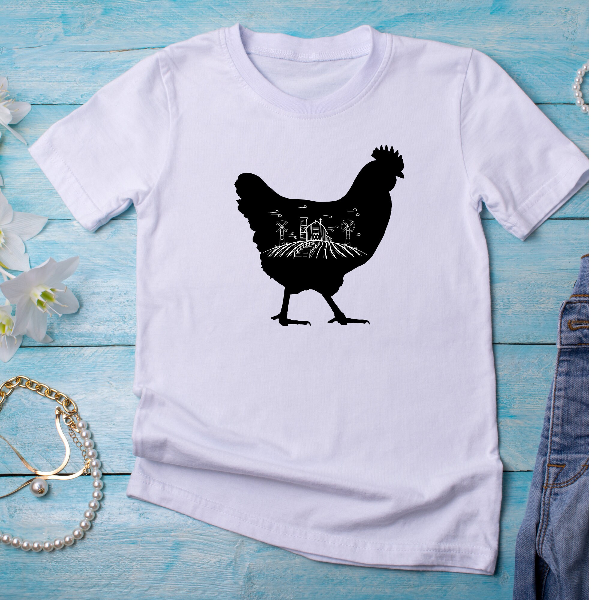 Chicken Farm Animals SVG, Chicken Svg, Farmhouse SVG, Farmhouse Sign ...