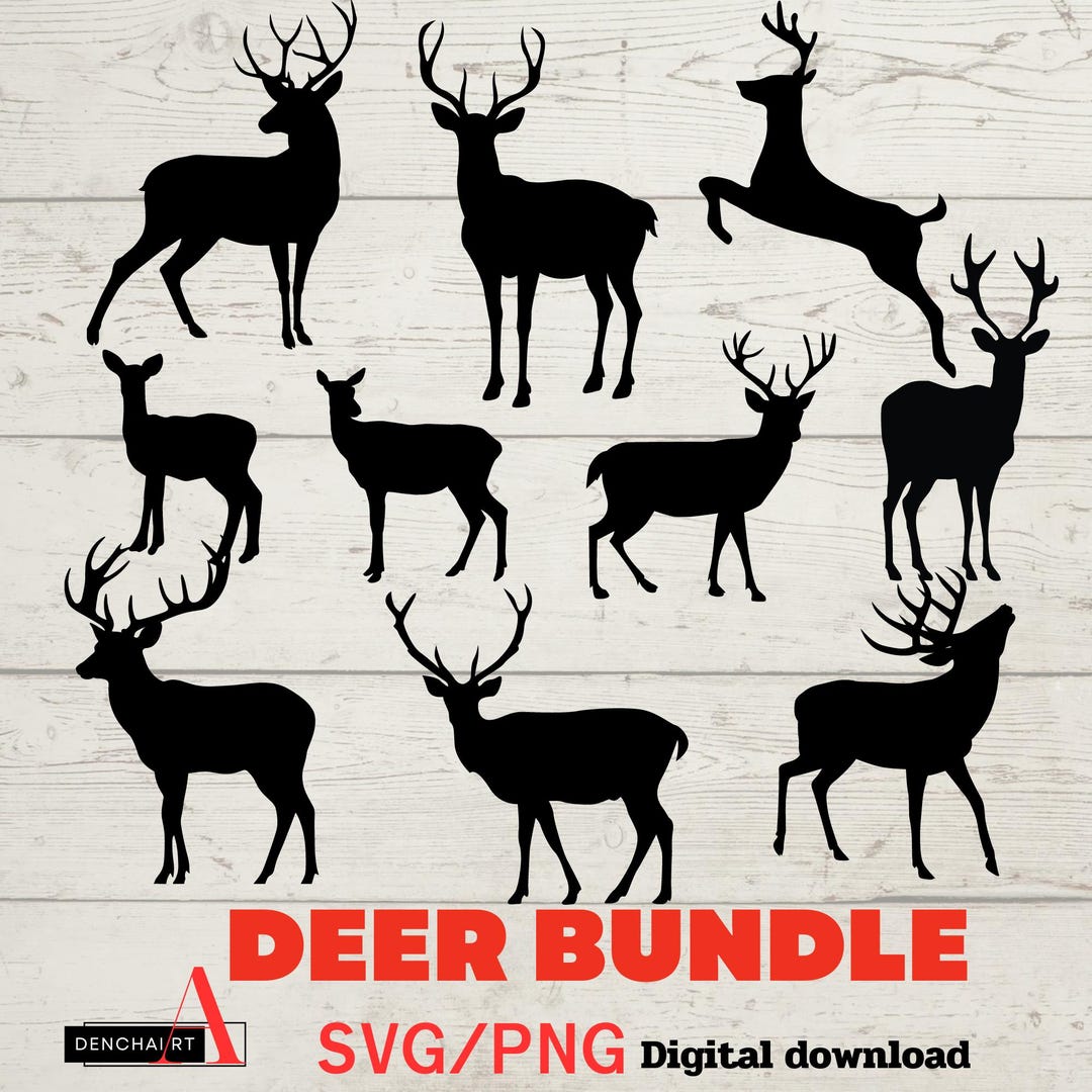 Deer Svg, Deer Png, Deer Antlers Svg, Deer Hunting Svg, Deer Head SVG ...