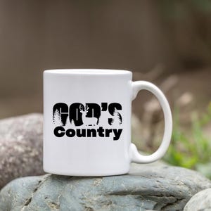 God’s Country SVG, Faith Country Design, Christian T-shirt PNG, Stag ...