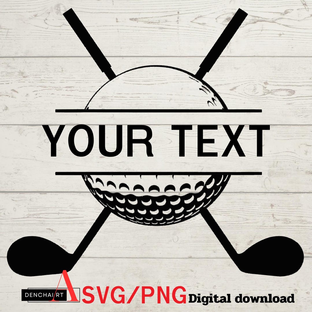 Golf Monogram SVG, Golf Split Frame Svg, Golfing Svg, Golfer Svg, Golf ...