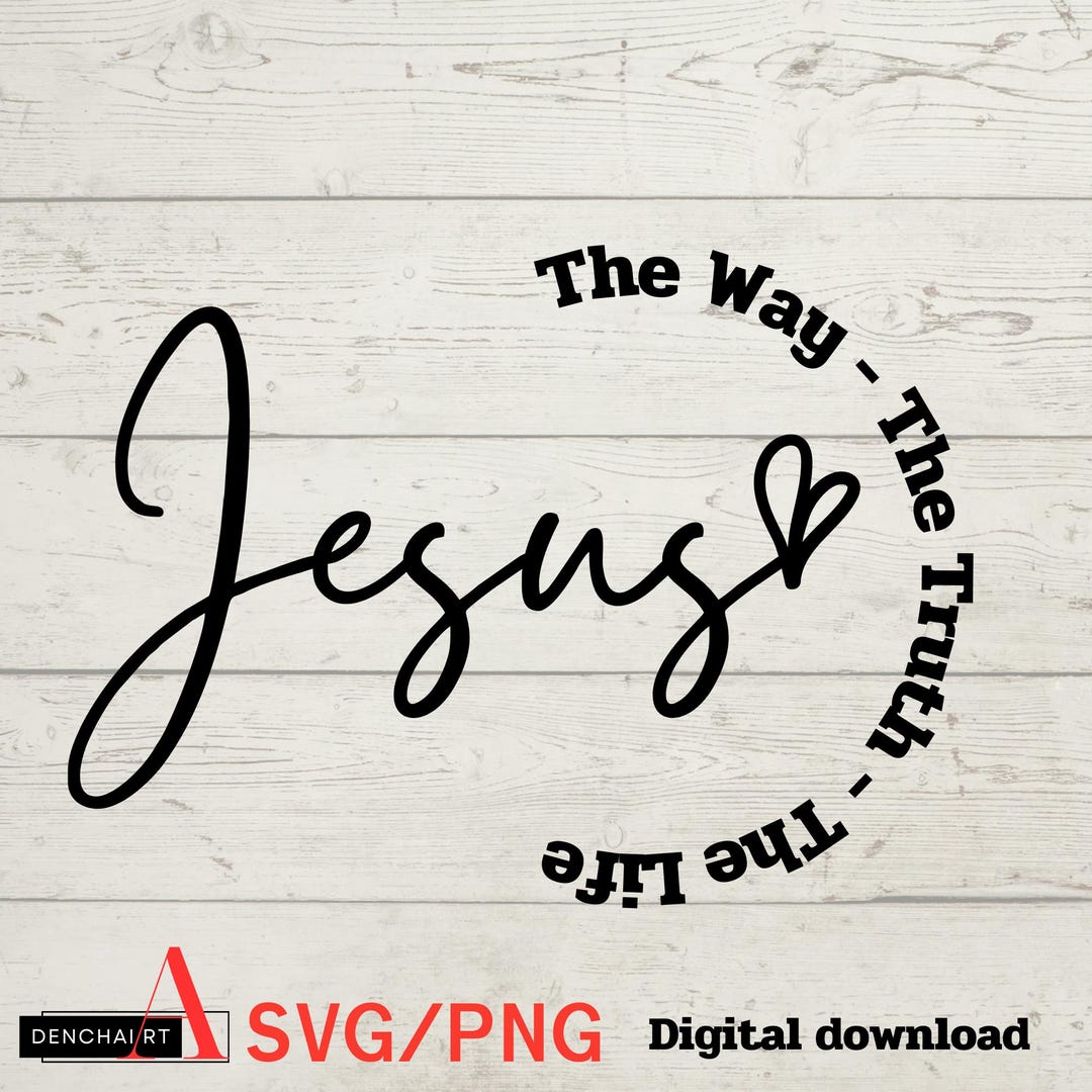 Jesus SVG PNG: Christian Faith Design (digital Download) - Etsy