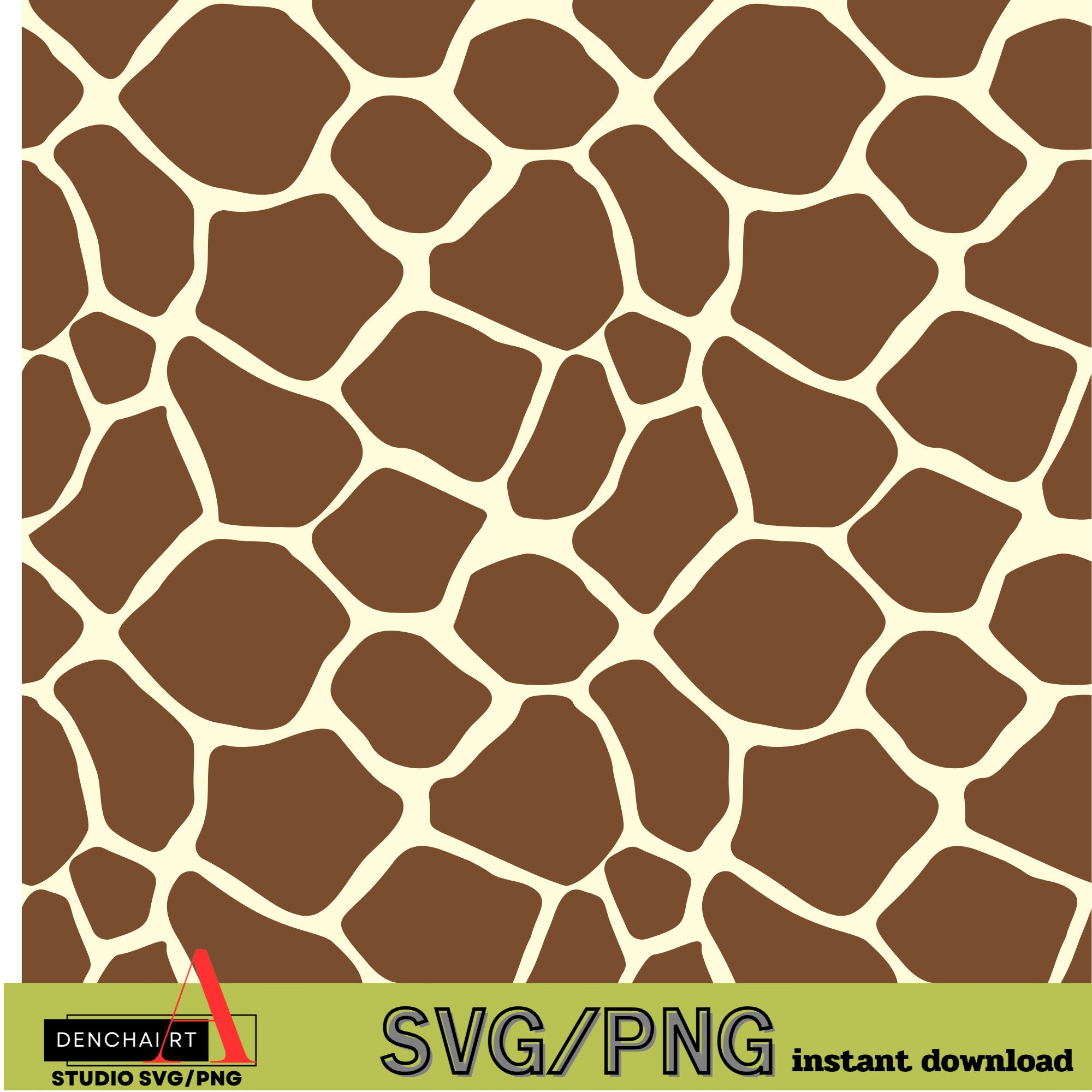 Giraffe Print Svg, Seamless Giraffe Skin Pattern, Giraffe Skinny ...