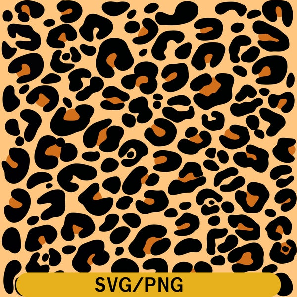 Leopard Svg - Etsy