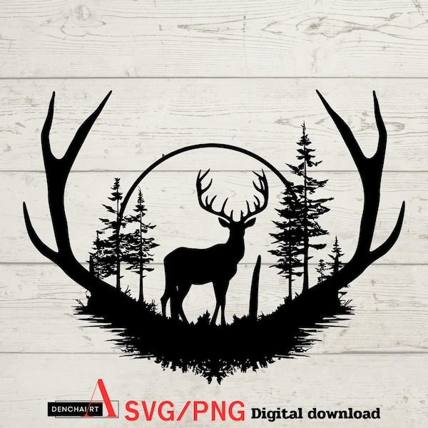 Deer svg - Etsy