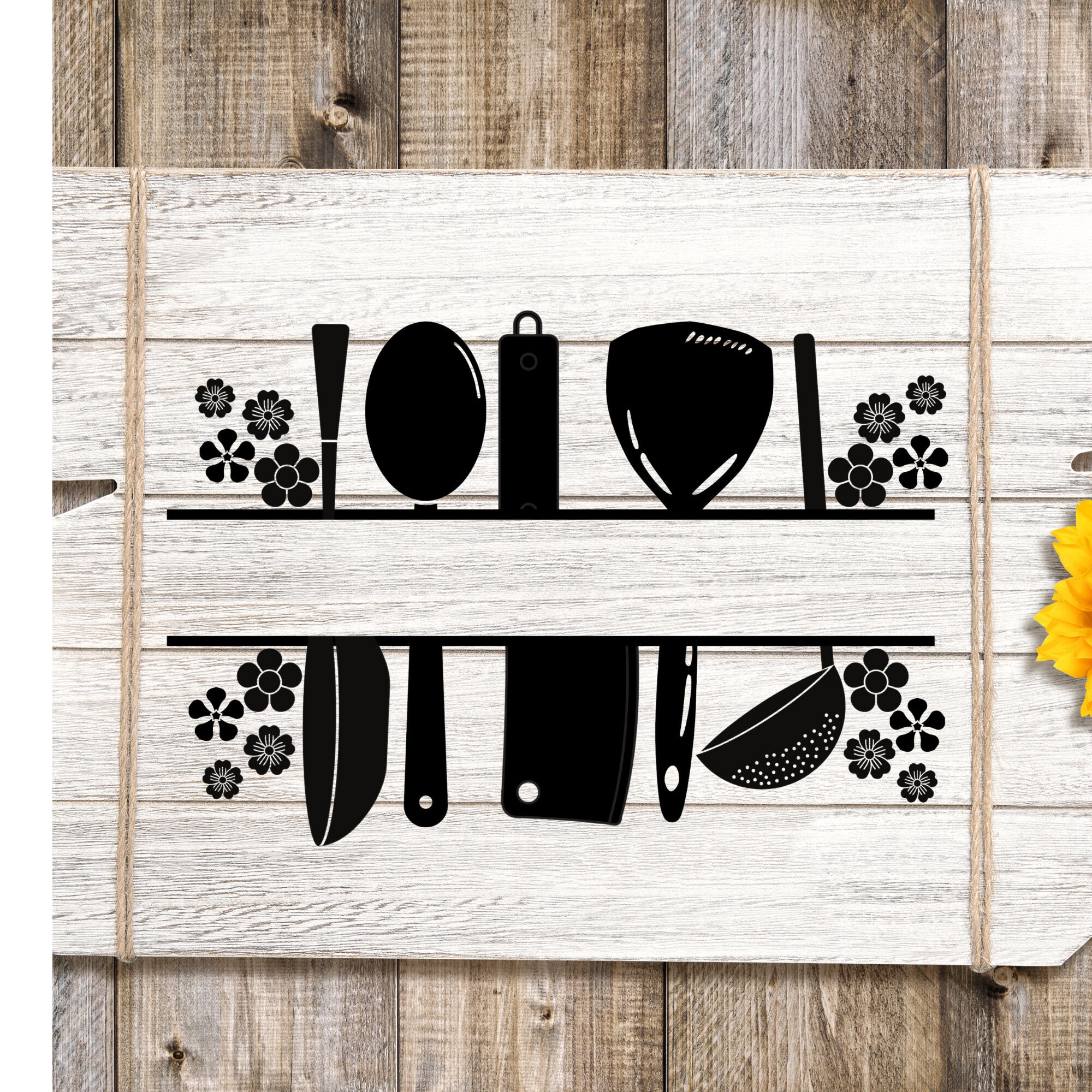 Kitchen Cooking Split Frame SVG, Kitchen Monogram Svg,kitchen SVG ...