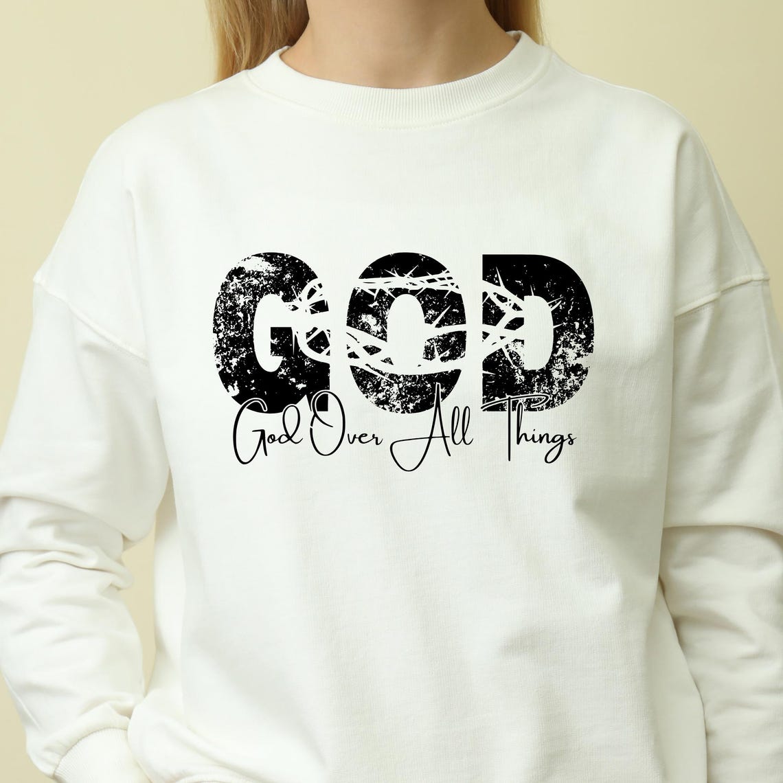 G.O.A.T God Over All Things SVG, God Over All Things Svg, God Quote SVG ...