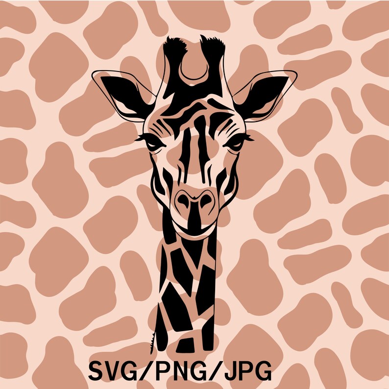 Giraffe Print Svg, Giraffes SVG, Giraffe Digital Download,giraffe Cut ...