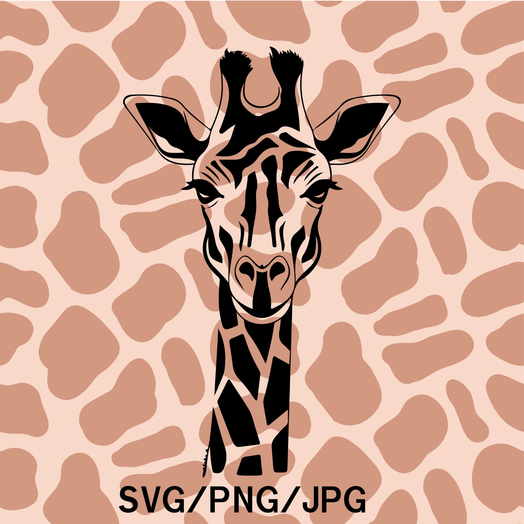Giraffe Print Svg, Giraffes SVG, Giraffe Digital Download,giraffe Cut ...