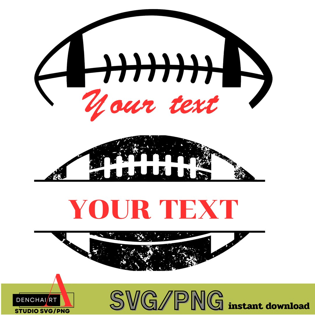 Custom Football Name Svg,football SVG, Football PNG, Football Cricut ...