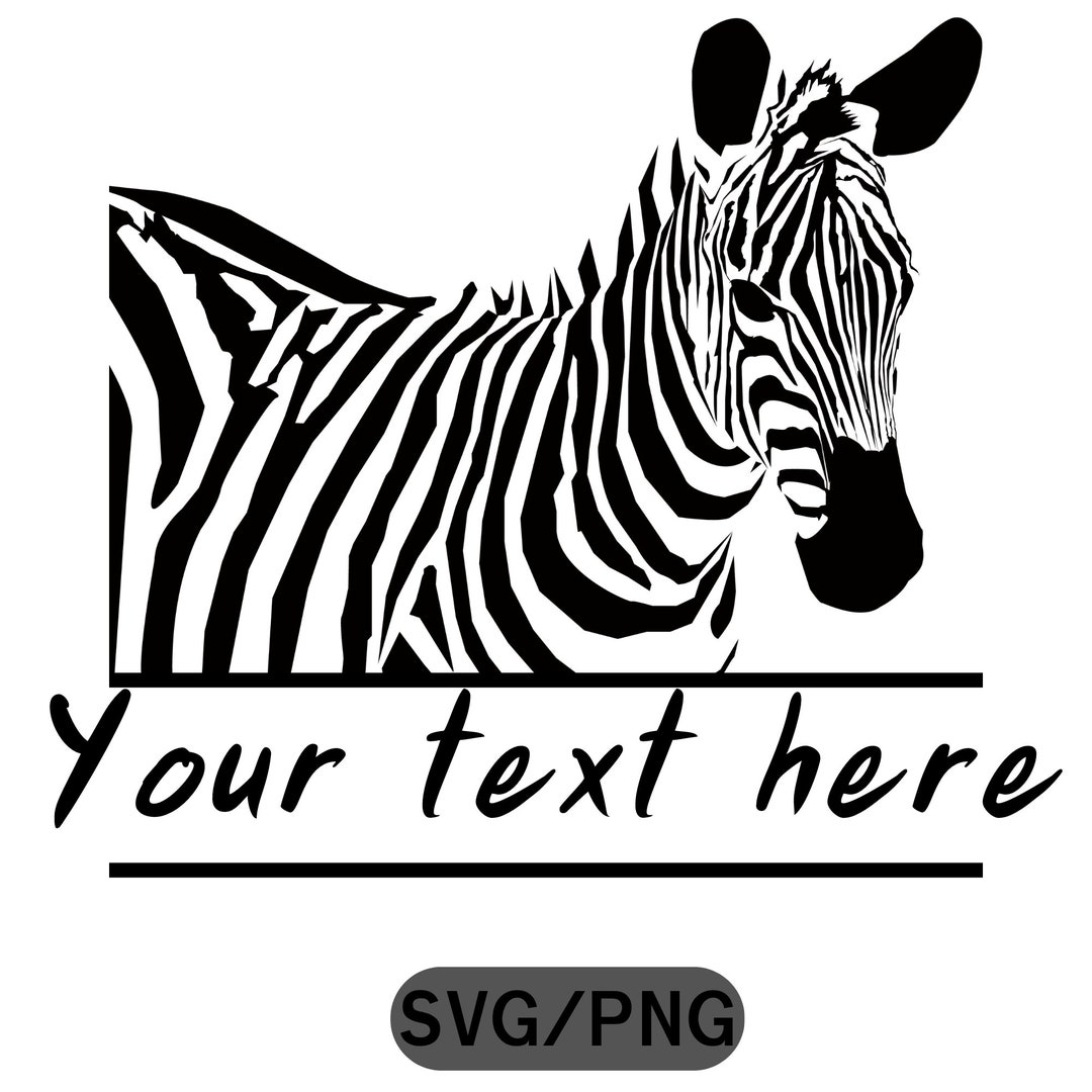 Zebra Print Svg, Zebra Stripes, Zebra Split Monogram, Animal Print ...