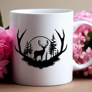 Detailed Deer Head Svg, Whitetail Deer SVG, Big Buck Digital Download ...