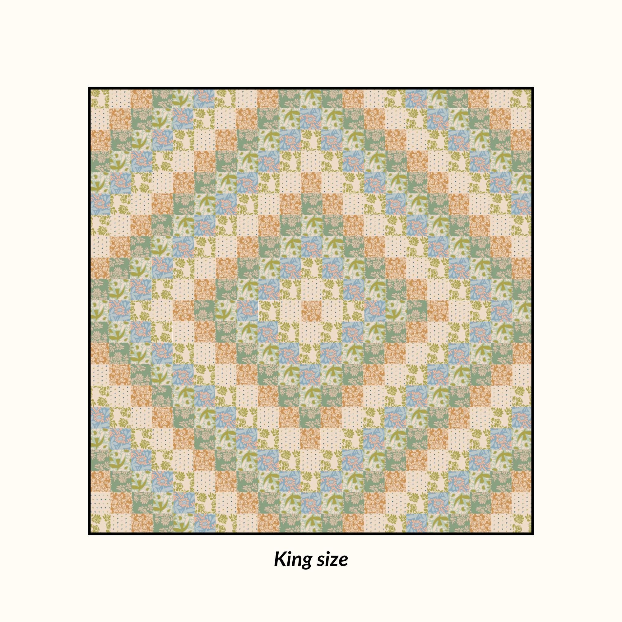 Oasis Quilt Pattern: Easy Beginner Quilting (PDF Pattern) - Etsy