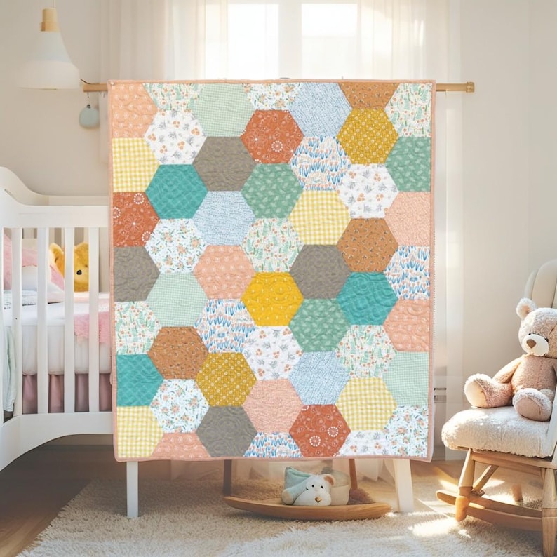 Easy Baby Quilt Pattern PDF: Beginner-friendly Digital Guide - Etsy