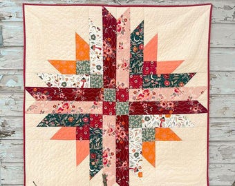 Astrodelic Compass Quilt Pattern: Modern Geometric Design (PDF Download ...