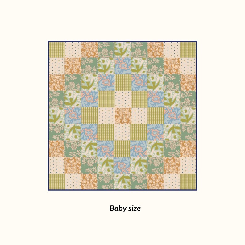 Oasis Quilt Pattern: Easy Beginner Quilting (PDF Pattern) - Etsy