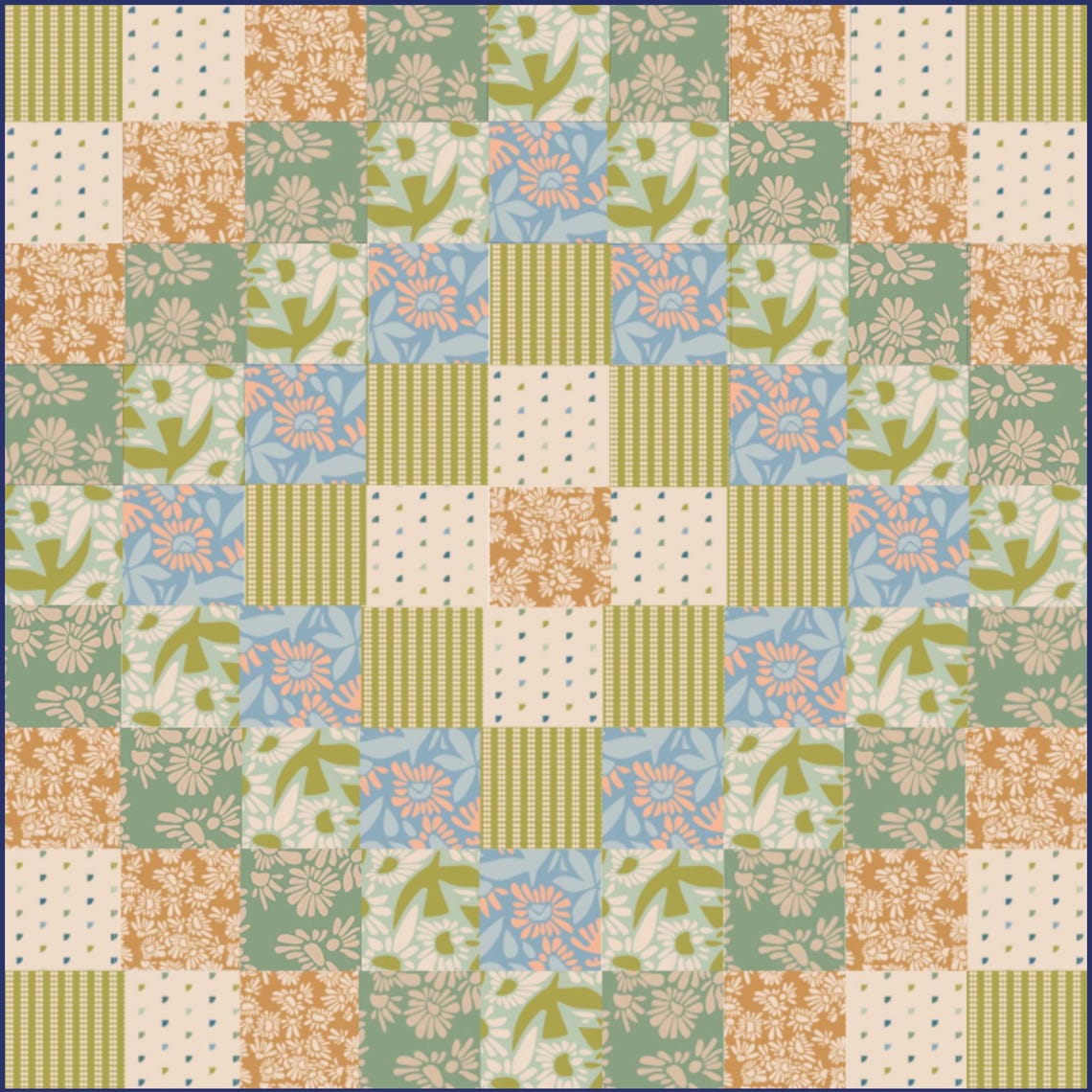Oasis Quilt Pattern: Easy Beginner Quilting (PDF Pattern) - Etsy