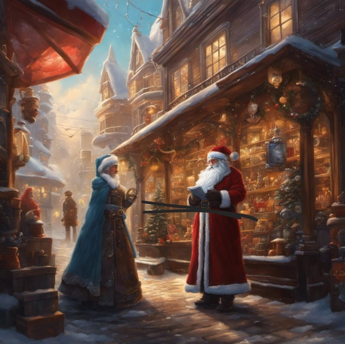 Steampunk Santa, Christmas , Santa, Reindeer, Sleighs, Celebrate ...