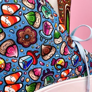Candy Coated Sweet Tooth Cute Custom Hand Drawn Kawaii Art Platform ...