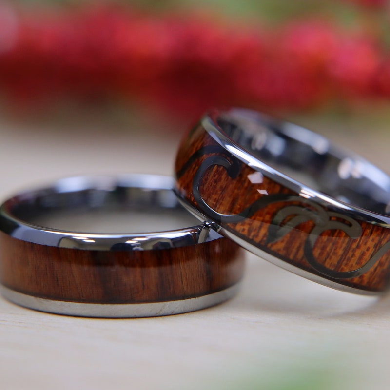Koa Wood Ring - Etsy