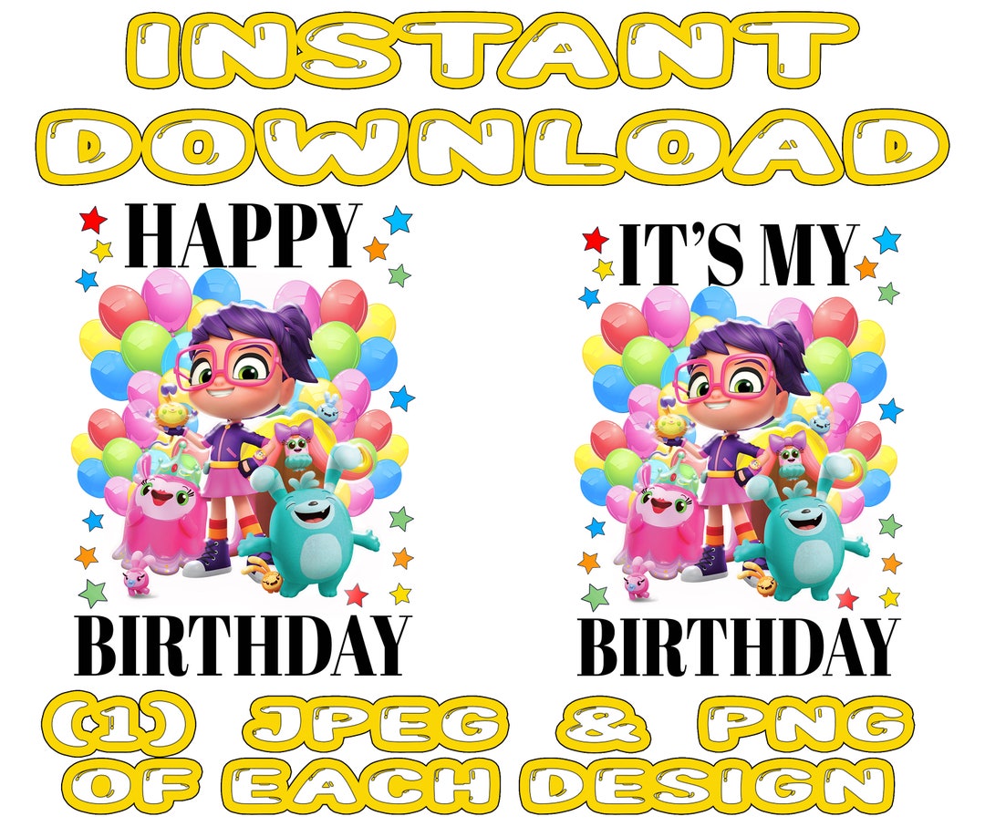 Abby Hatcher Birthday Shirt PNG SVG Digital File Heat Transfer - Etsy