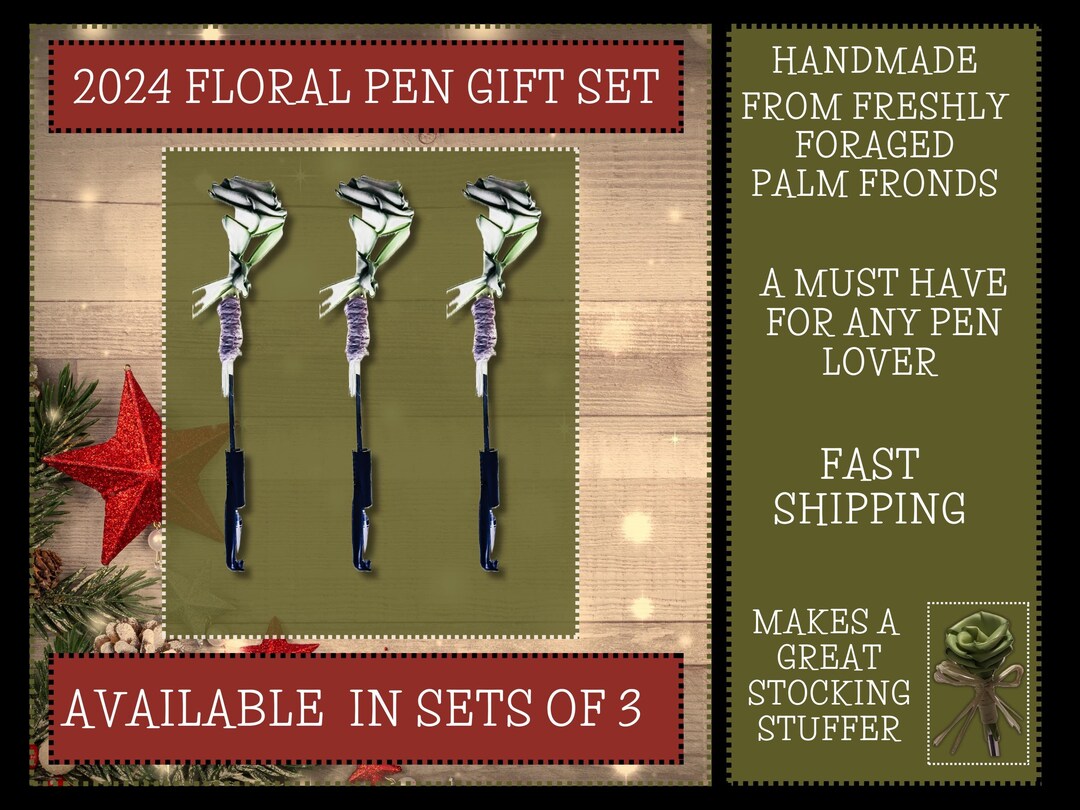 Unique Stocking Stuffer Made From Nature Pen Bulk Gift Idea Bundle Coworker Cheap Stuff for ...