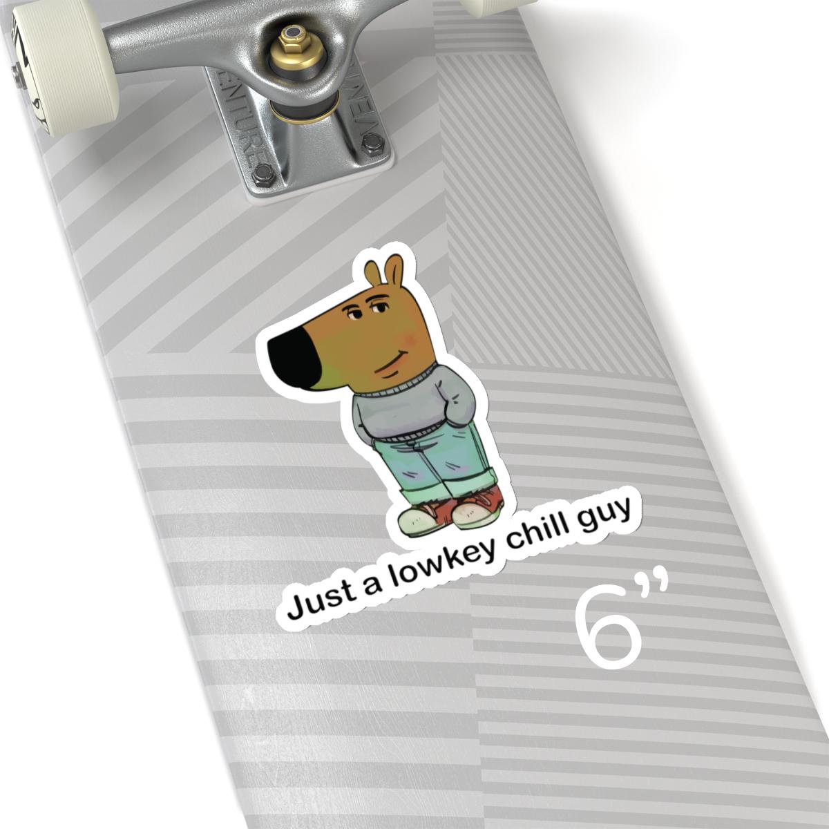 Just a Chill Guy Meme Sticker - Viral Instagram Tiktok Meme Sticker for ...