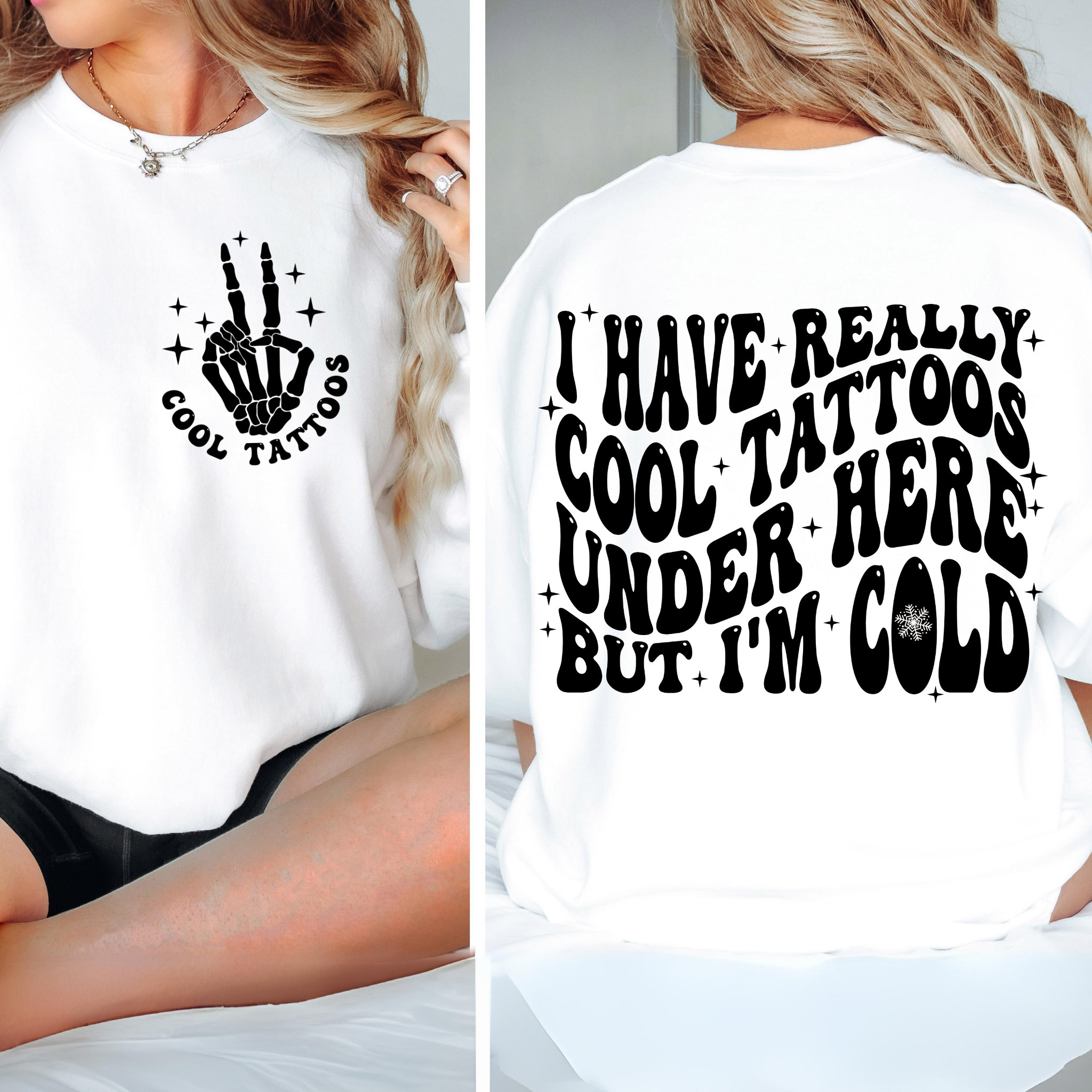 I Have Really Cool Tattoos Svg Png Retro Wavy Svg - Etsy UK