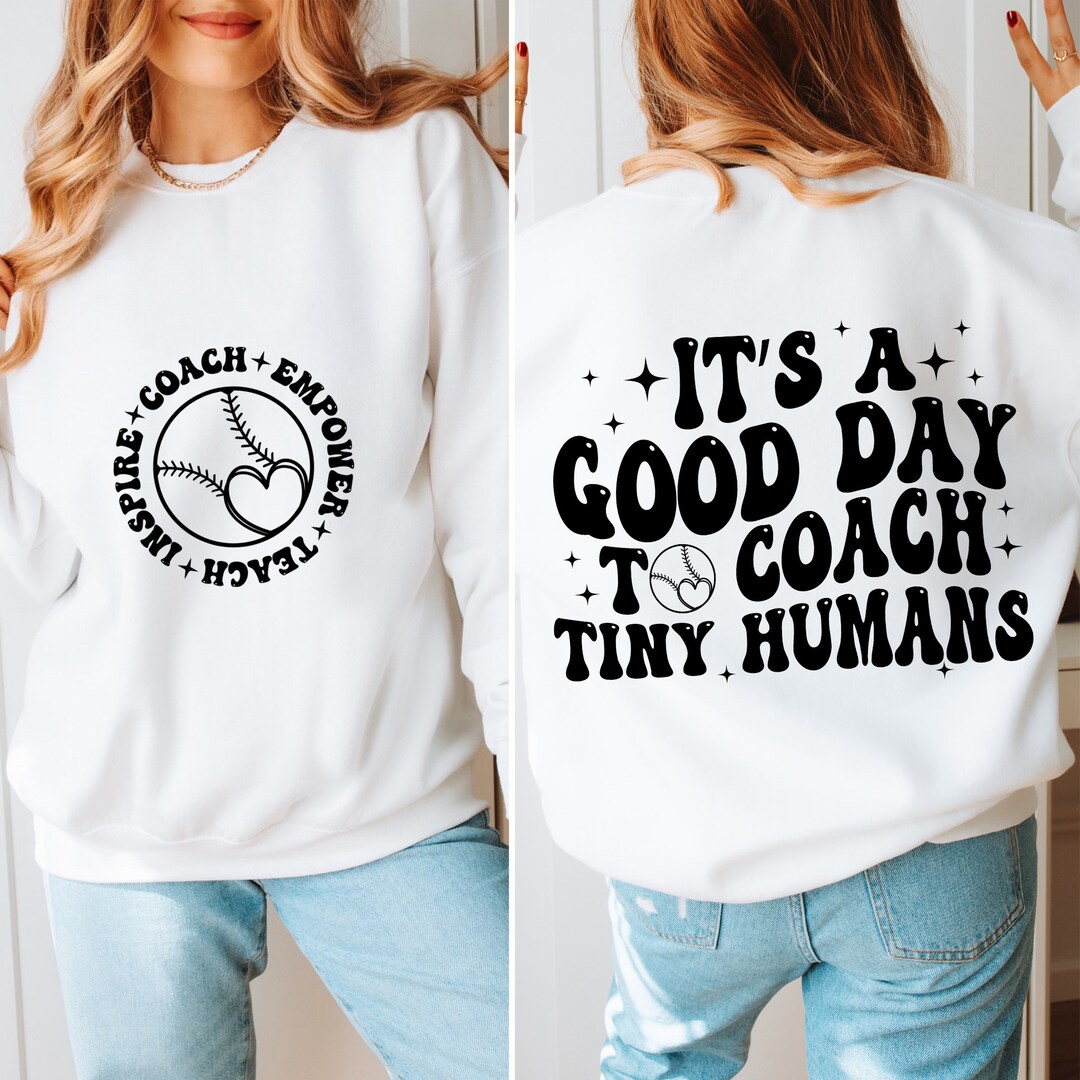 It's A Good Day to Coach Tiny Humans Svg Png, Coach Svg, Teacher Svg, Retro Coach Svg, Groovy ...