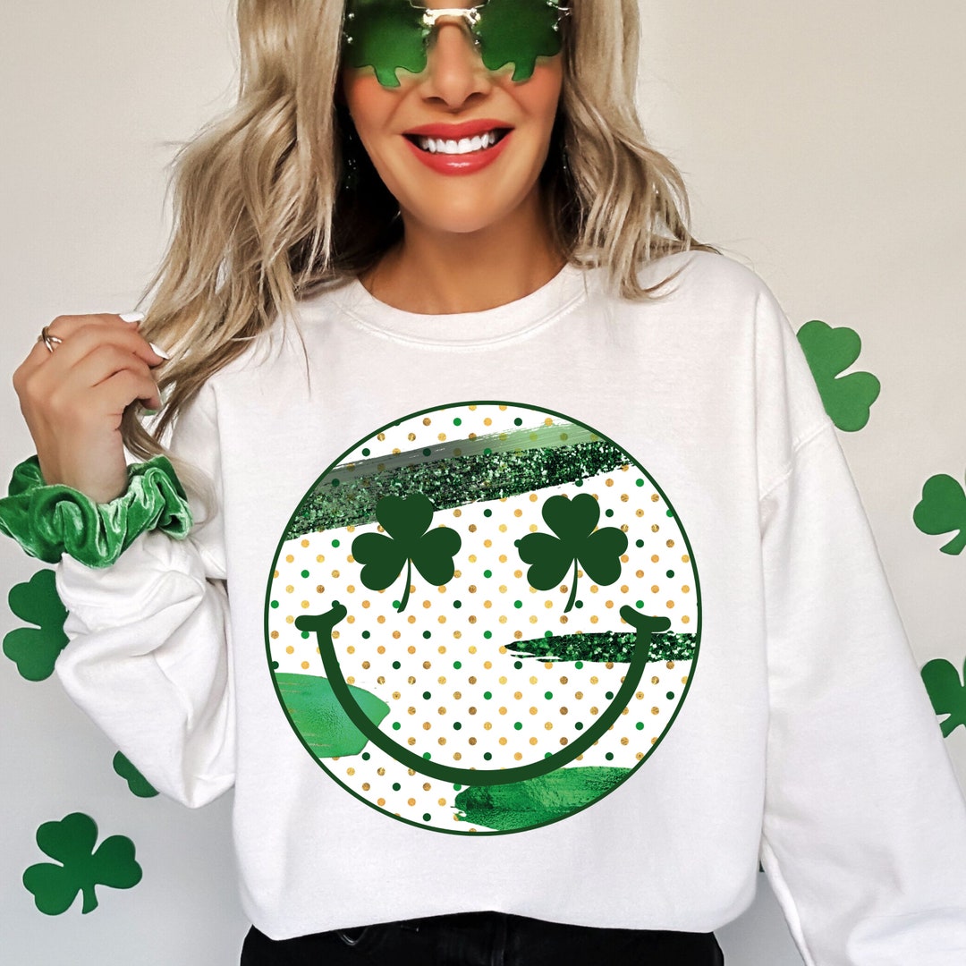 Stv Patricks Smiley Png, Lucky Smiley Png, St Patricks Shirt Png, Lucky ...