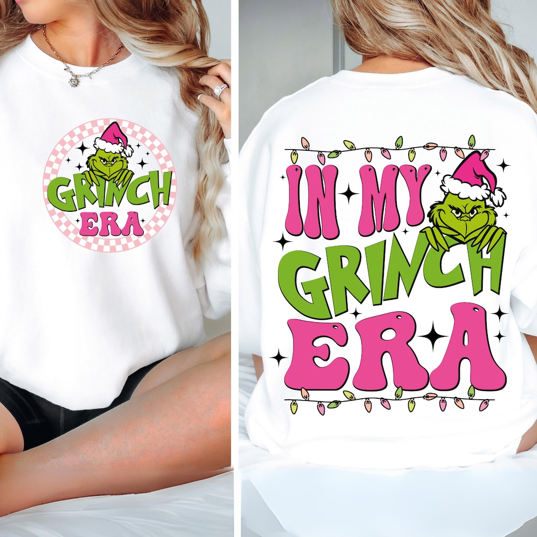 In My Grinch Era Svg Png, Pink Grinch Svg Png, Christmas Png, Grinch ...