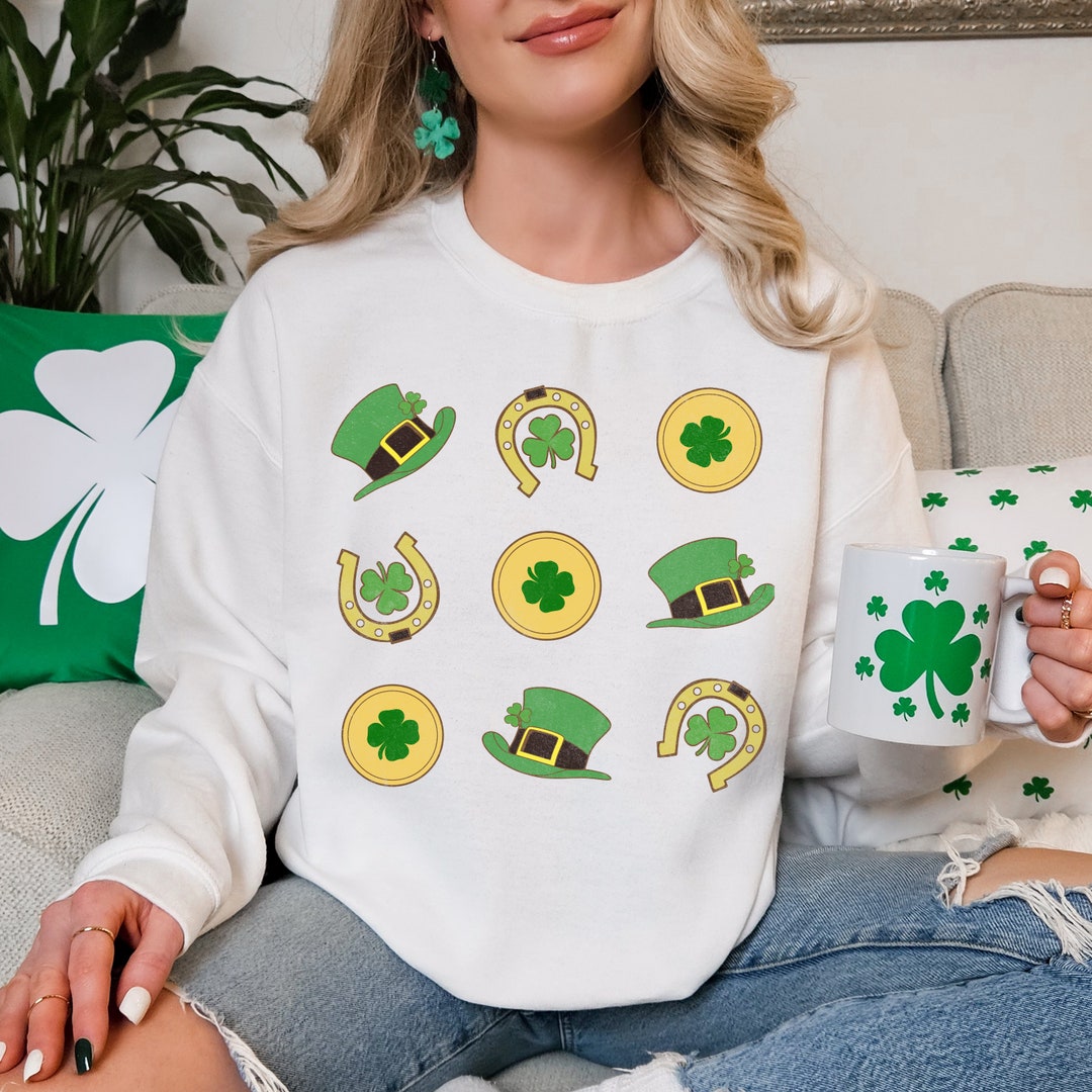 Retro Shamrock Svg Png, St Patricks Svg Png, Shamrock Sublimination ...