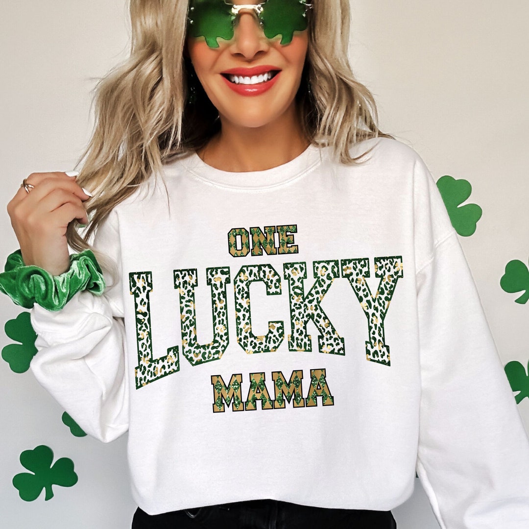One Lucky Mama Png, St Patricks Mama Png, Lucky Mama Png, Leopard Mama ...