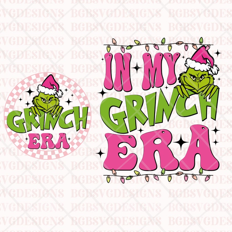 In My Grinch Era Svg Png Pink Grinch Svg Png Christmas Png - Etsy Australia