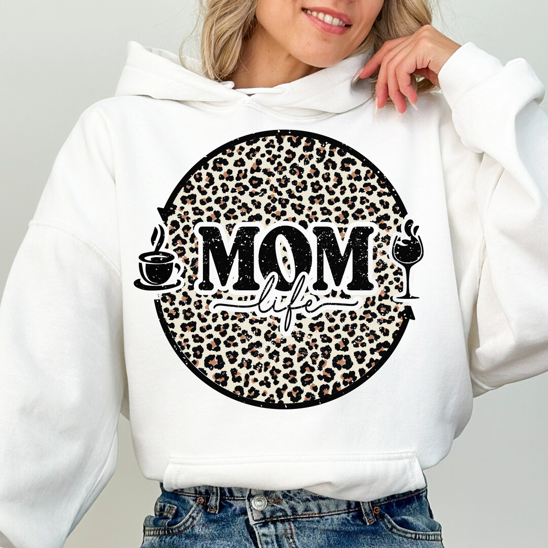 Mom Life Leopard Print Png, Mom Png, Mothers Day Png, Funny Mom Png ...
