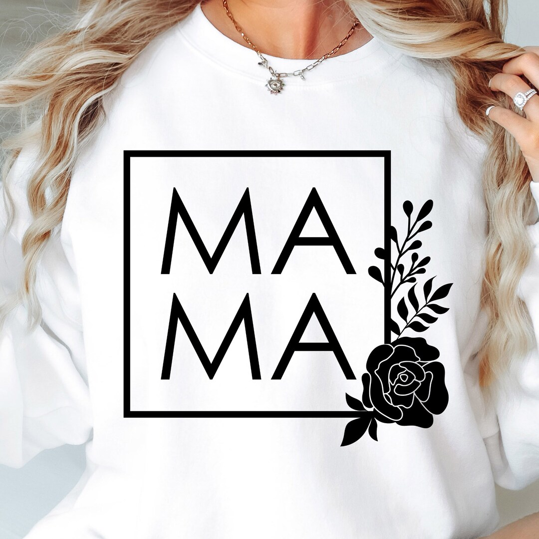 Trendy Mama Svg Png, Mama Svg, Flower Svg, Mom Life Svg, Mama ...