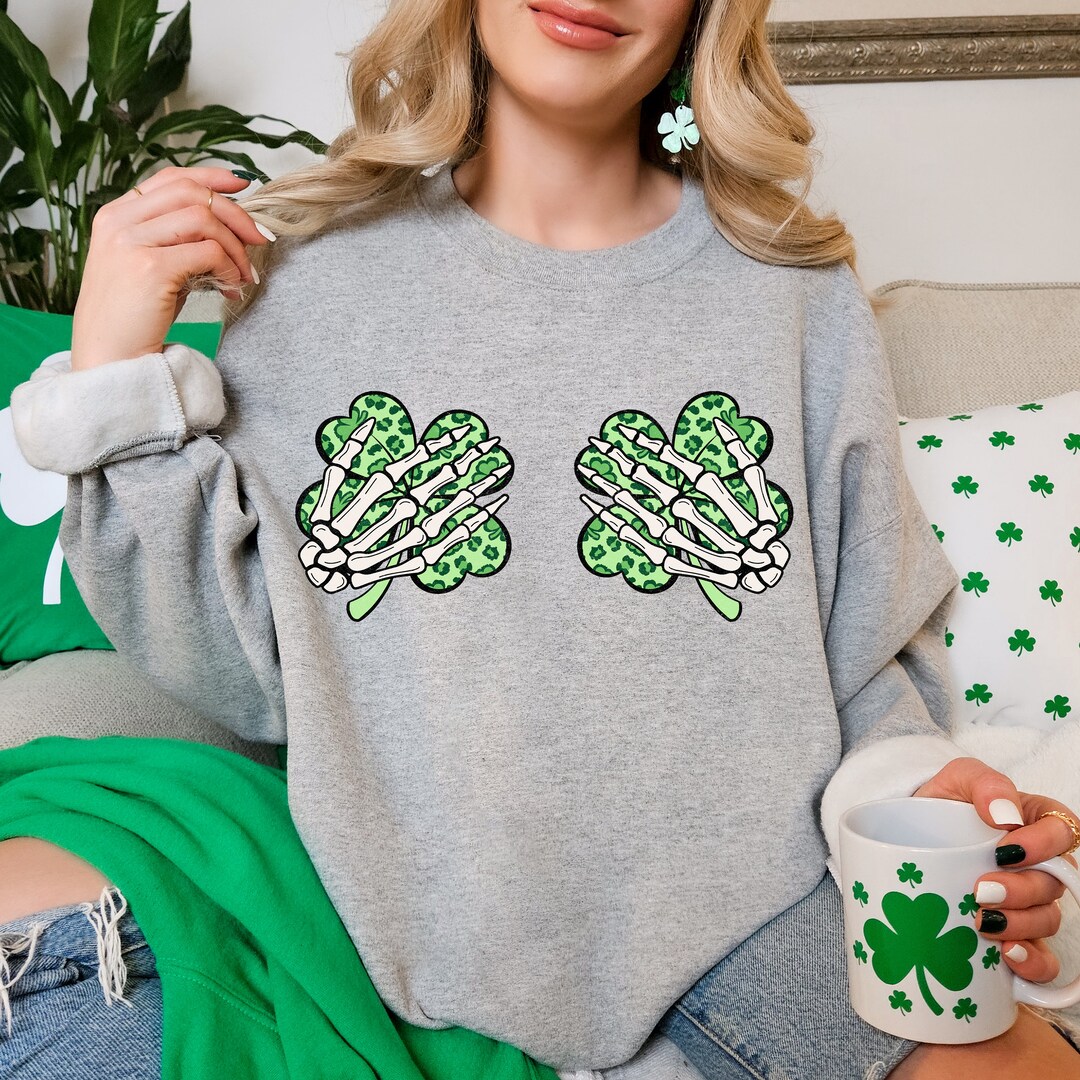St Patricks Clover Png, Skeleton Hand Png, Leopard St Patricks Png ...