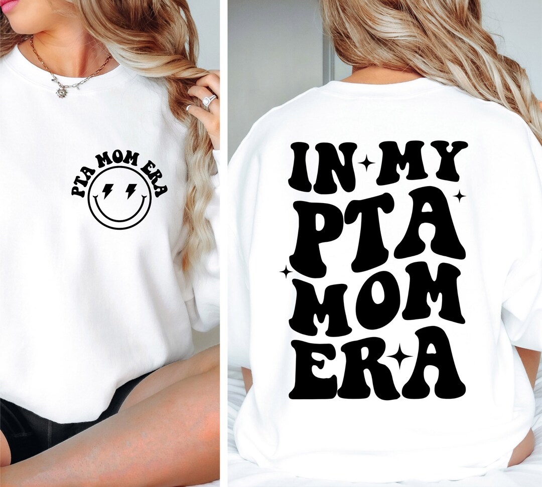 In My PTA Mom Era Svg Png, Pta Mom Era Svg, Mom Svg, Wavy Text Svg, Mom ...