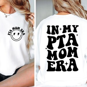 In My PTA Mom Era Svg Png, Pta Mom Era Svg, Mom Svg, Wavy Text Svg, Mom ...