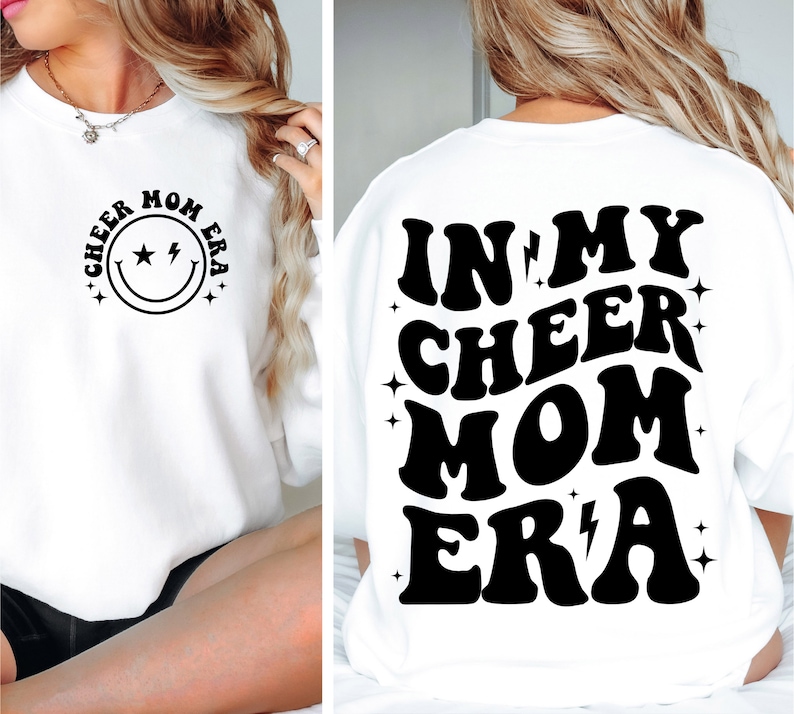 In My Cheer Mom Era Svg Png Cheer Mom Svg Sublimination Etsy