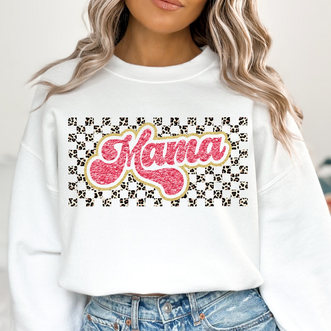 Checkered Mama Png, Mama Leopard Print Png, Mama Png, Mama Sublimation ...
